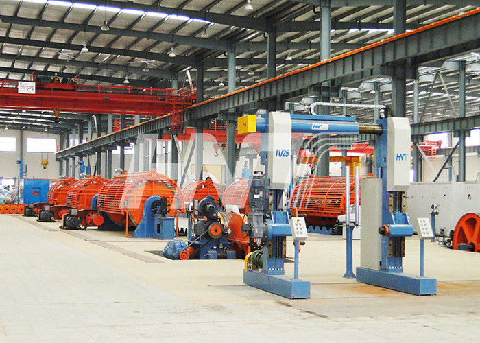 1+6+12+18/710B Frame Rigid Stranding Machine With Individual Drive System