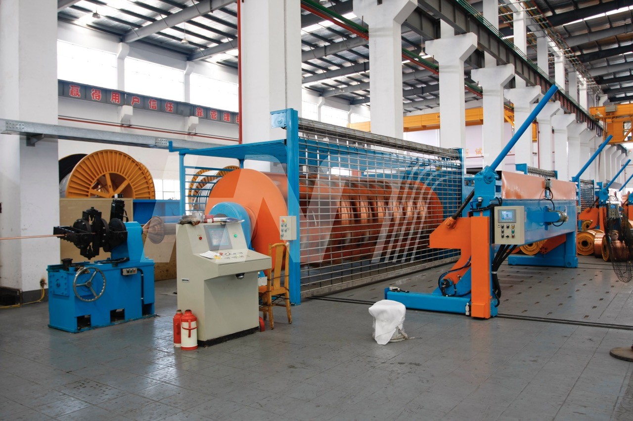Side Or Side Bottom Bobin Loading Rigid Stranding Machine Voltage ...
