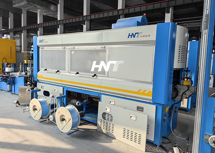 Touch Screen PLC Cable Coiling And Packing Machine