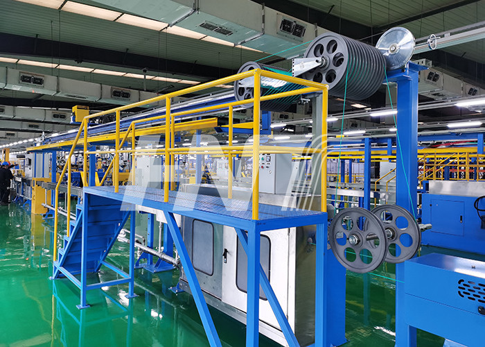 Horizontal Cable Wire Accumulator For Extruder Line