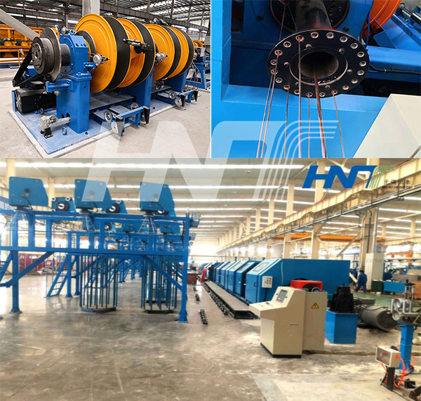 18 Bobbin Concentric Wire Stranding Machine With Good Rigidity Frame ...