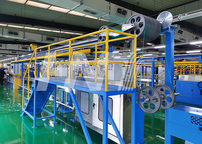 Horizontal Cable Wire Accumulator For Extruder Line